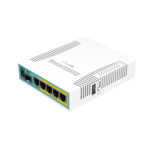 Mikrotik (hEX PoE) Routerboard 5 puertos Gigabit Ethernet PoE 802.3at ...
