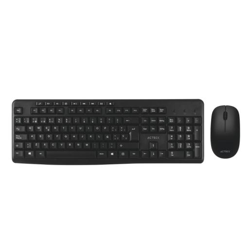 Revko COMBO MK450 TECLADO MULTIMEDIA Y MOUSE INALAMBRICO NEGRO | ECTRONIC