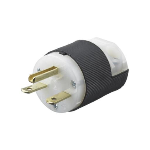 Hubbell Clavija Entrada Recta/ 15A 250V/ 2 Polos 3 Hilos/ Nema 6-15P ...