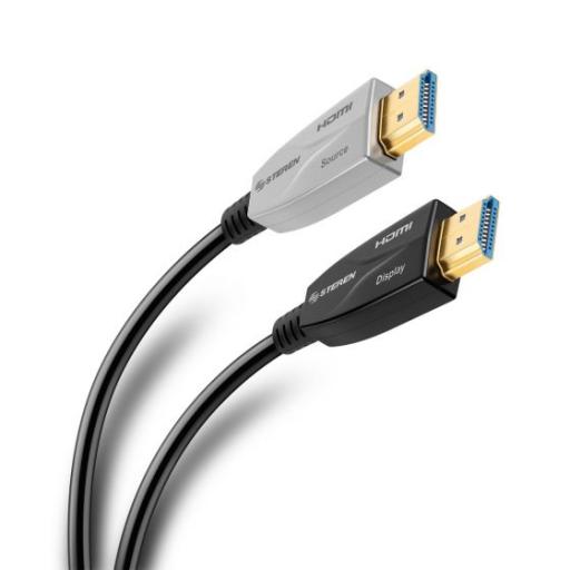 Steren Cable HDMI Fibra Optica P/4K de 50M | ECTRONIC